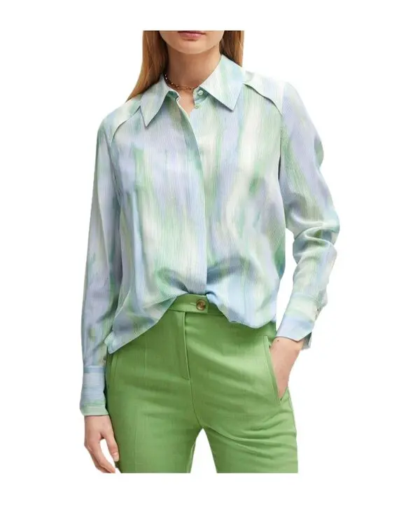 Hugo Boss Watercolorwash Printed Longsleeve Shirt