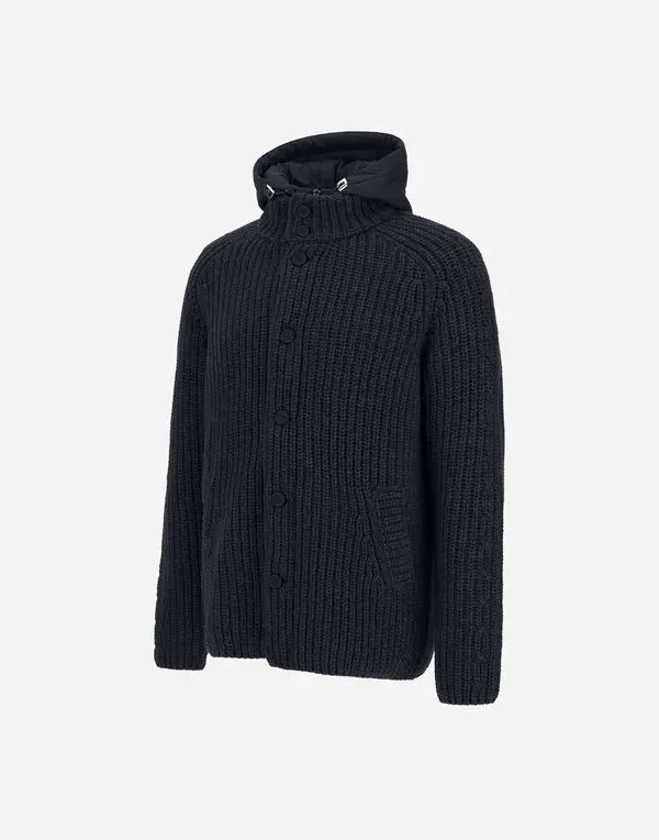 Herno Coarse-ribbed Knit Cotton Garment