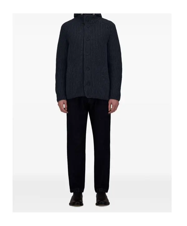 Herno Coarse-ribbed Knit Cotton Garment