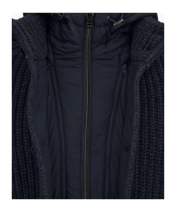 Herno Coarse-ribbed Knit Cotton Garment