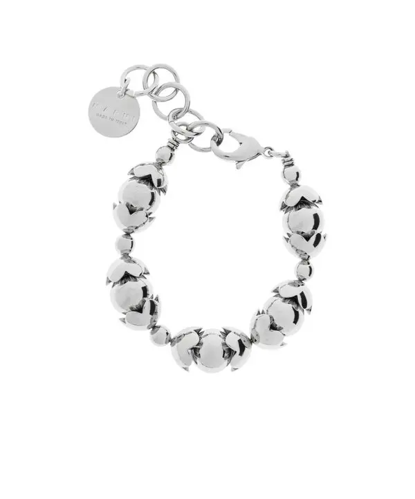 Marni Logo Wristband - White