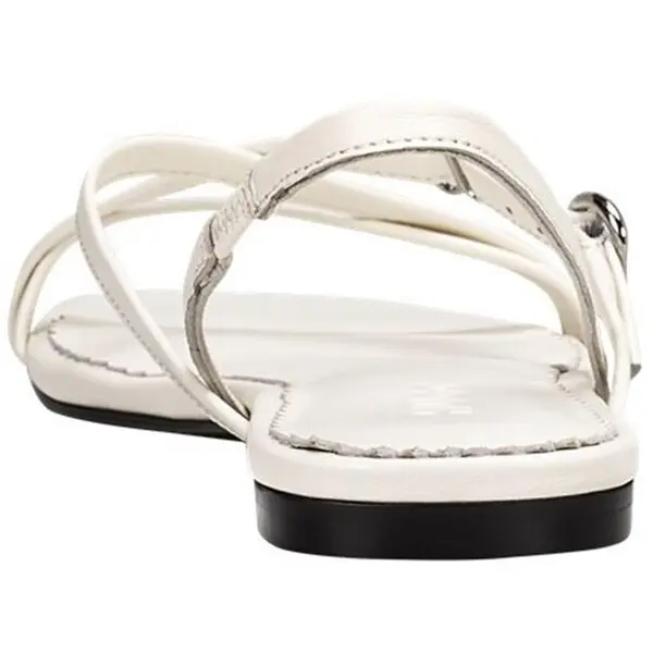 Hugo Boss Solid Color Flat Sandals