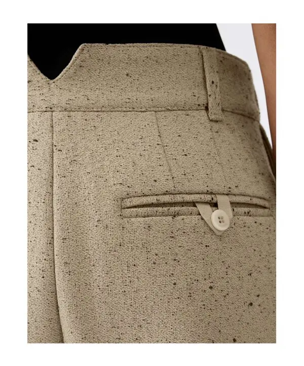 Jacquemus Ovalo Pleated Wide-leg Trousers