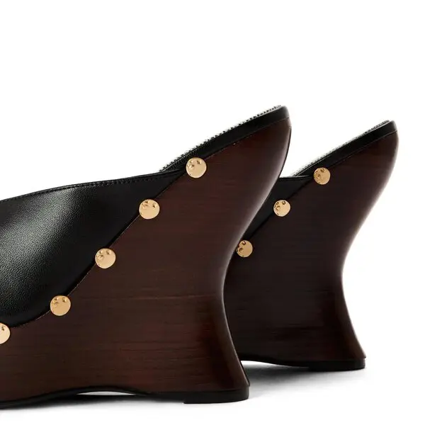 Magda Butrym Simple Wedge Heel Slippers
