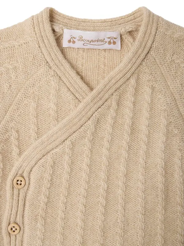 Bonpoint Myrtil Cable-knit Set In Cashmere