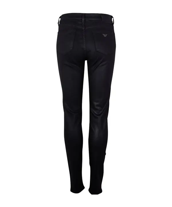 Emporio Armani Coated Skinny Jeans
