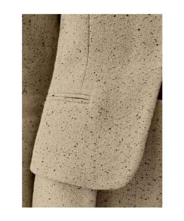 Jacquemus Mini Ovale Cropped Jacket - Light Brown