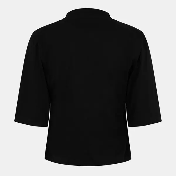 Palm Angels Mock Neck Cropped Top - No