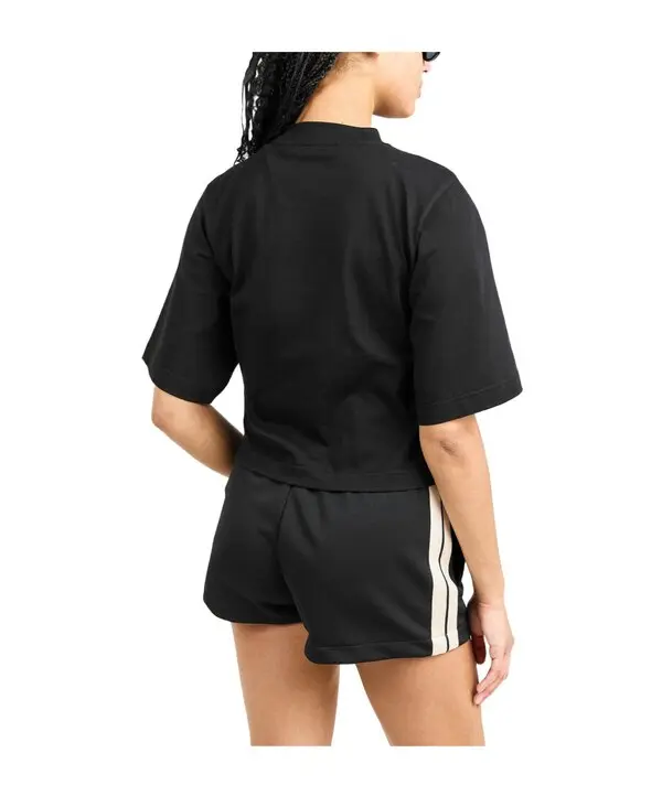 Palm Angels Mock Neck Cropped Top - No