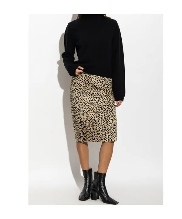 RÓHE Animal-print Skirt