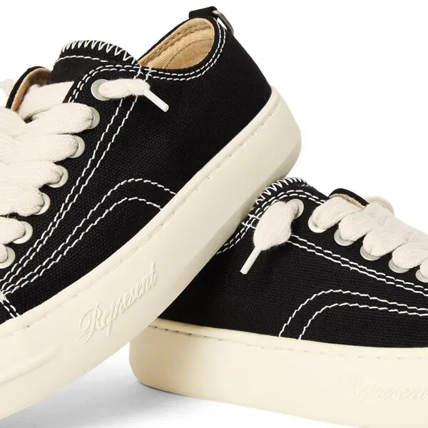 REPRESENT Solid Color Low-top Trainers