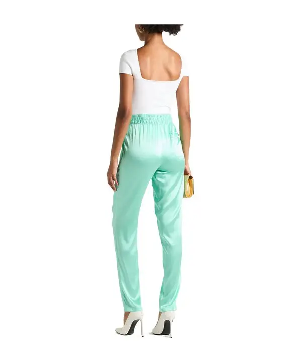 Dolce & Gabbana Solid-color Satin Pajama Pants