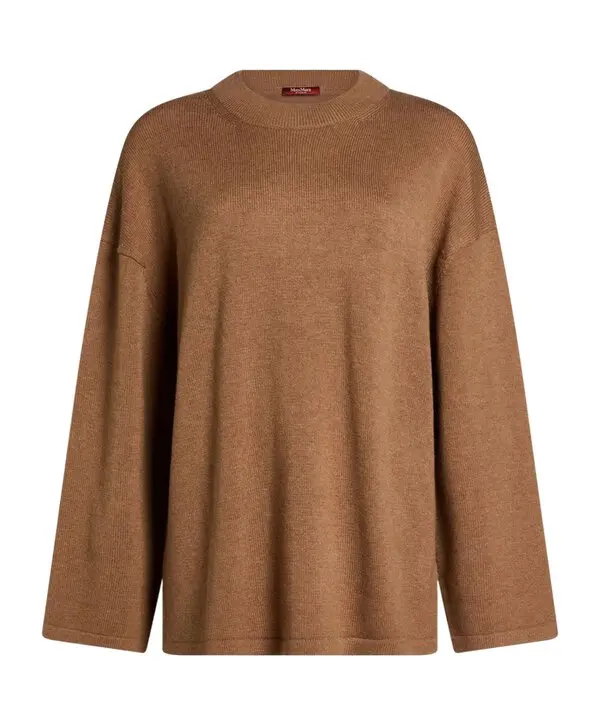 Max Mara Solid-color Mid-weight Knit Top