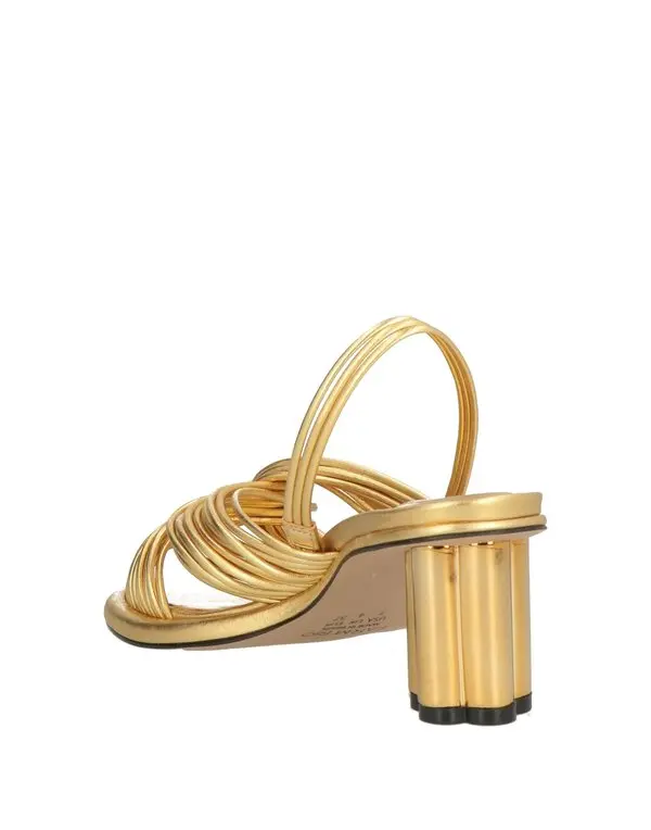 Farm Rio Metallic Backless Sandals