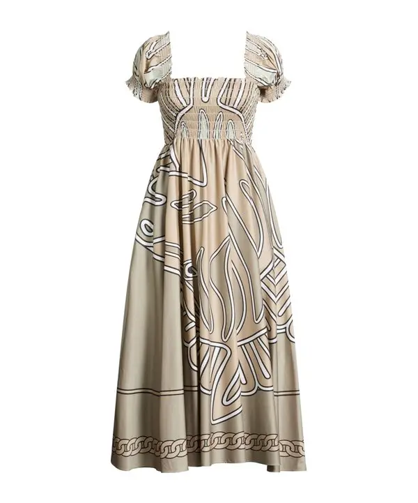 Tory Burch Multicolor Short Sleeve Dress