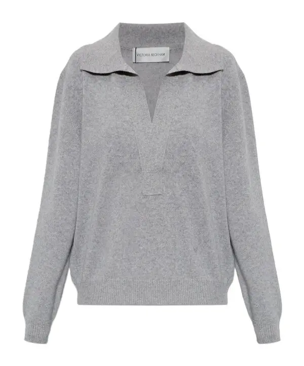 Victoria Beckham Long-sleeve Knit Top