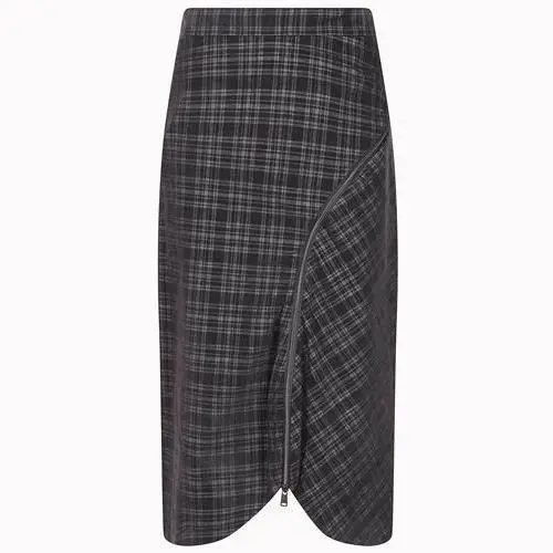 VIVIENNE WESTWOOD Plaid Midi Skirt
