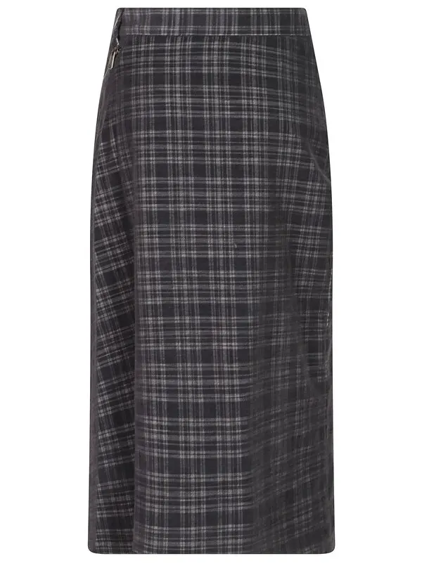 VIVIENNE WESTWOOD Plaid Midi Skirt