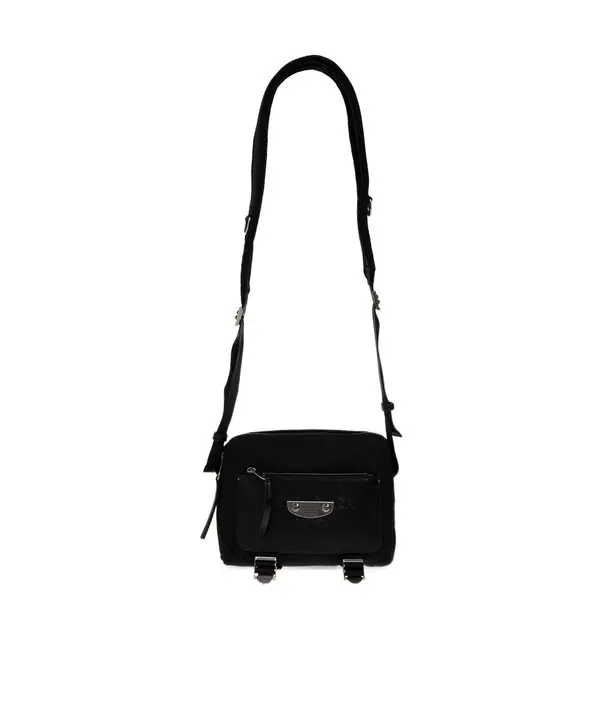 Balenciaga Zippered Shoulder Bag - Black