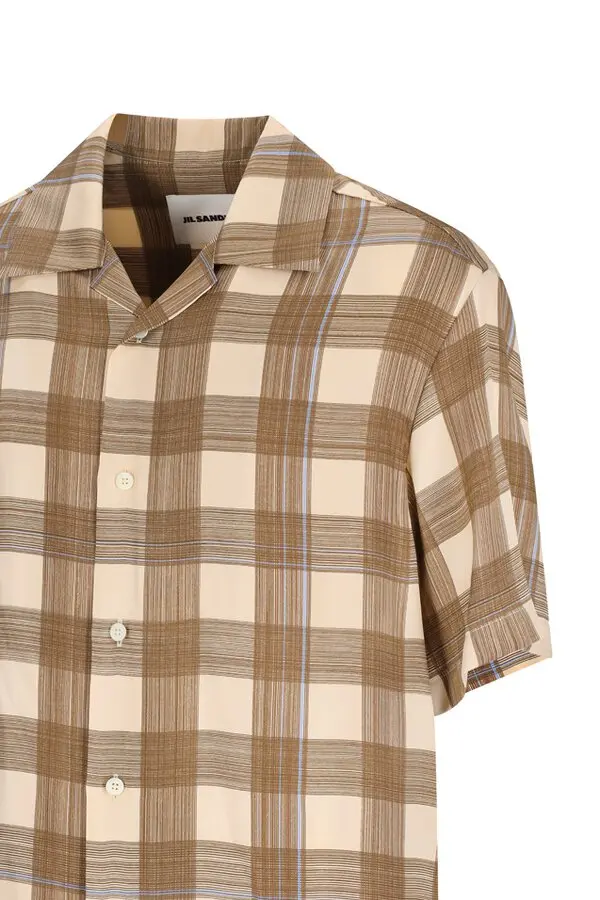 JIL SANDER Checked Button-up Shirt