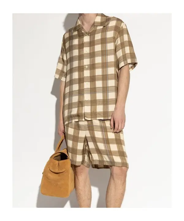 JIL SANDER Checked Button-up Shirt