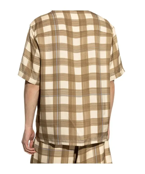 JIL SANDER Checked Button-up Shirt
