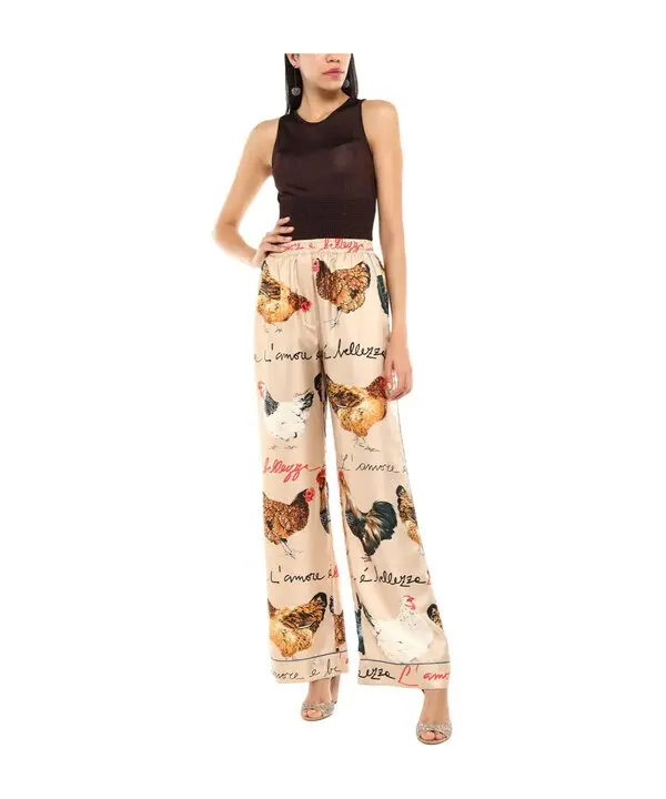 Dolce & Gabbana Colorful Printed Casual Pants