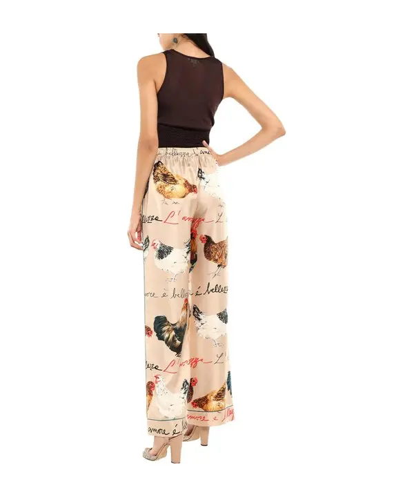 Dolce & Gabbana Colorful Printed Casual Pants