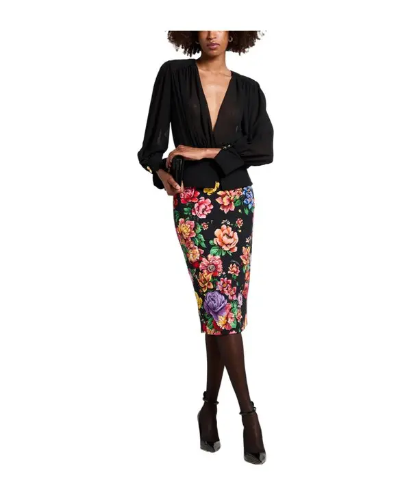 Dolce & Gabbana Floral Pencil Skirt