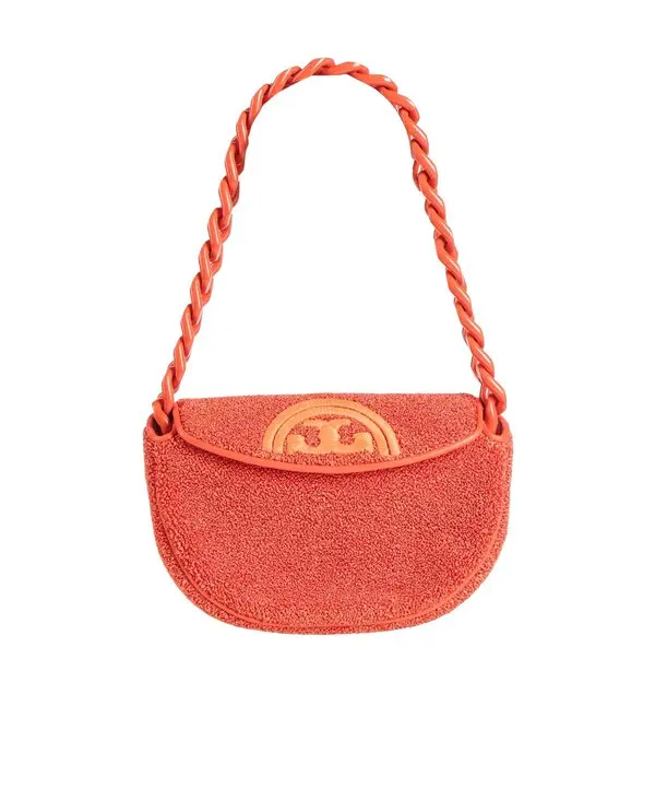 Tory Burch Woven Flap Bag - Red