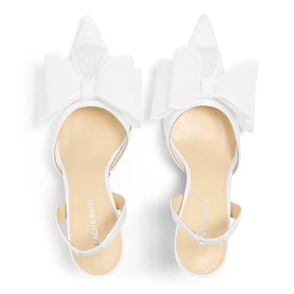 MACHMACH Solid Color Slingbacks
