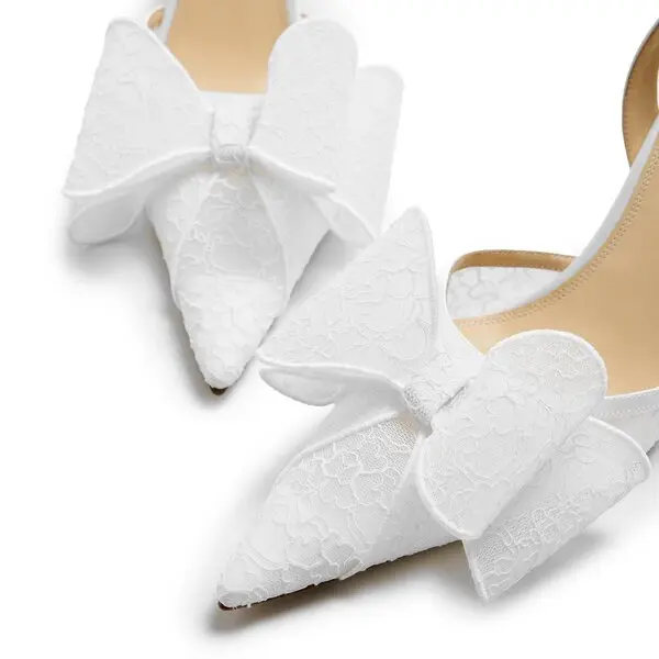 MACHMACH Solid Color Slingbacks