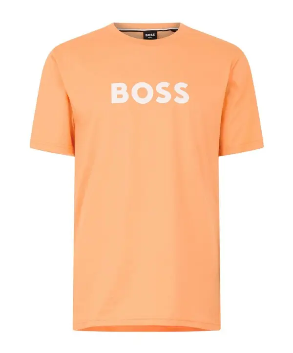 Hugo Boss Bright Orange Crewneck Shortsleeve Top