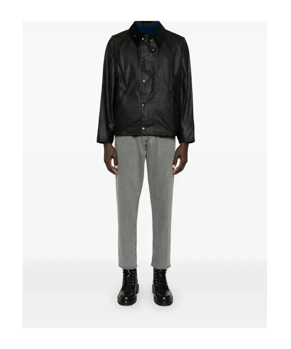 Barbour Corduroy Collar Buttoned Jacket