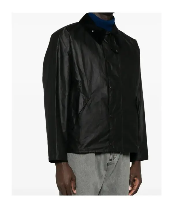 Barbour Corduroy Collar Buttoned Jacket