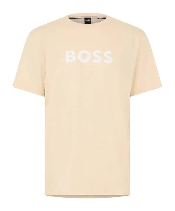 Hugo Boss Light Apricot Crewneck Shortsleeve Top