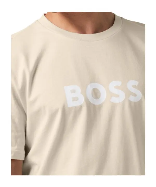 Hugo Boss Light Apricot Crewneck Shortsleeve Top