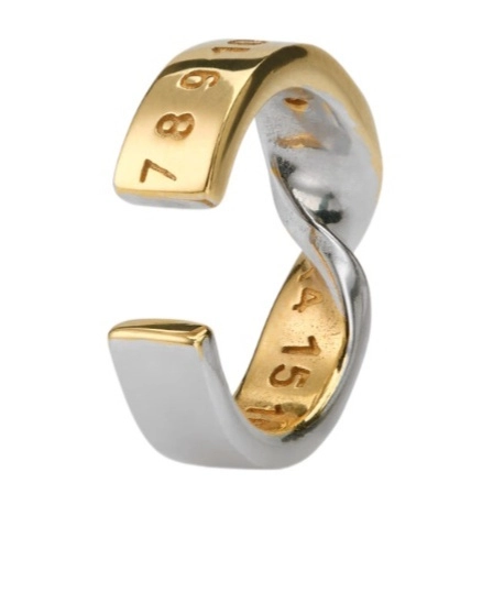 MAISON MARGIELA Ear Cuff Numericl Con Diamante