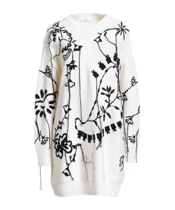 Max Mara Two-tone Knitted Dress