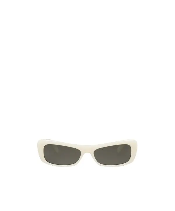 Jacquemus Minimalist Square Sunglasses - White