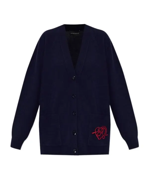 Emporio Armani Long-sleeve Cardigan - Black