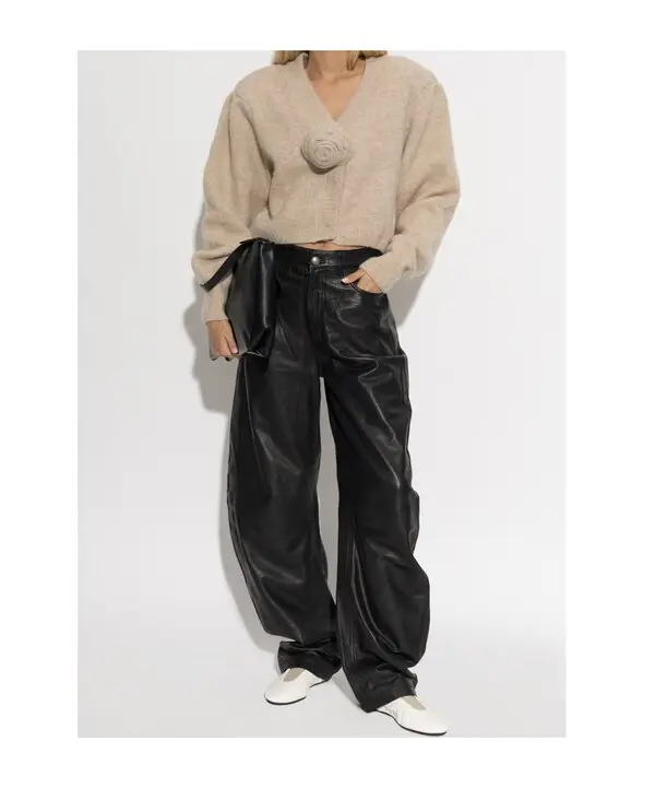 ROTATE BY BIRGER CHRISTENSEN Knit Flower Cardigan