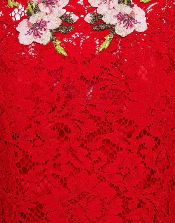 Dolce & Gabbana Minimalist Solid-color Lace Top