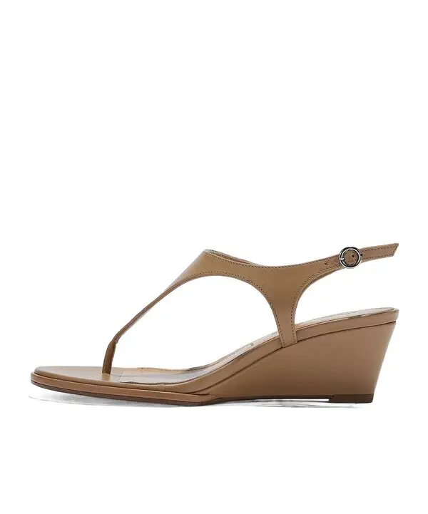 AeydĒ Solid Color Wedge Heeled Sandals