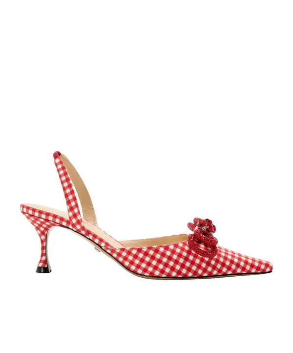 MACHMACH Polka Dot Slingbacks