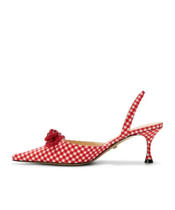 MACHMACH Polka Dot Slingbacks