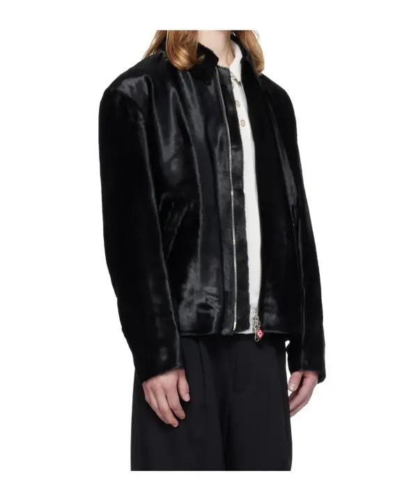Casablanca Zip-up Fur Jacket