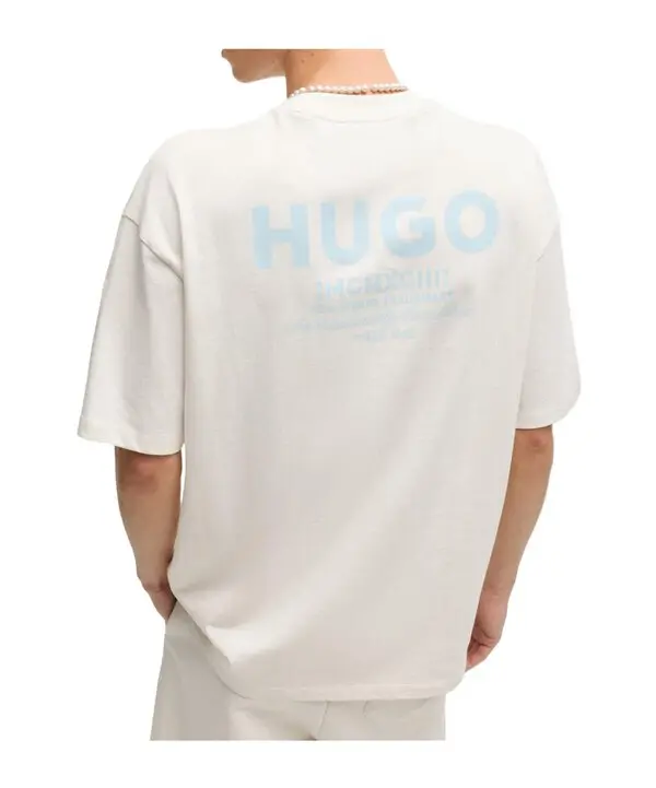 Hugo Boss Offwhite Crewneck Shortsleeve Tee