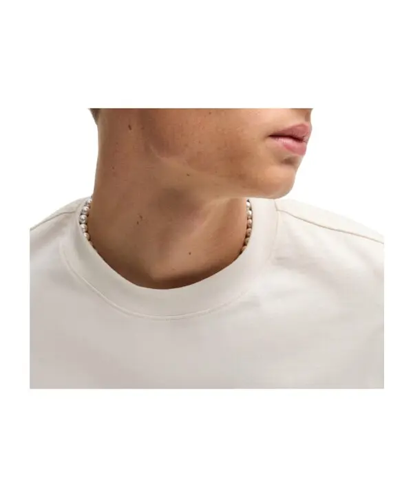 Hugo Boss Offwhite Crewneck Shortsleeve Tee