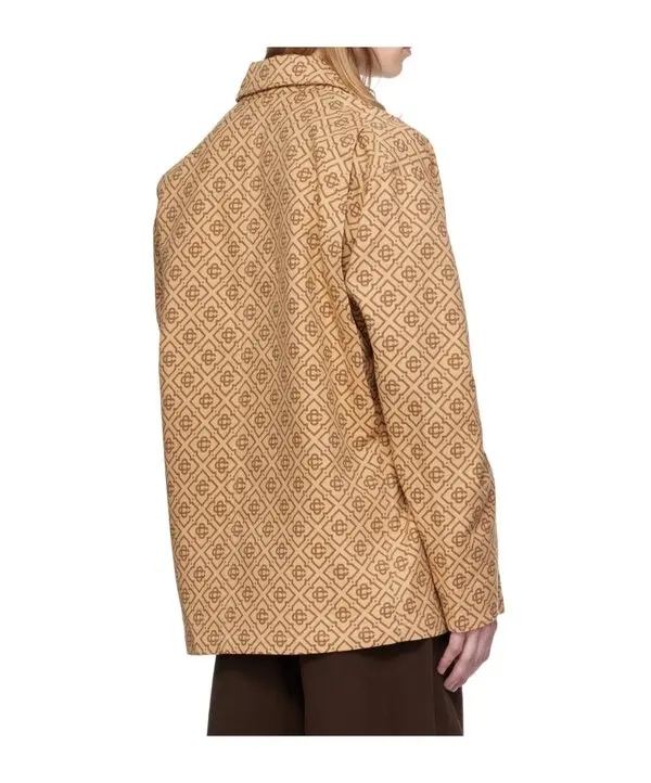 Casablanca Allover Monogram Shirt Jacket